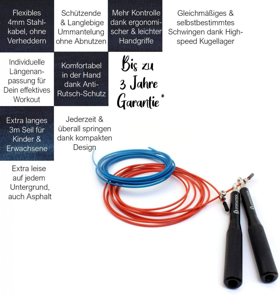 Premium Springseil "Jump Star" von Sportastisch